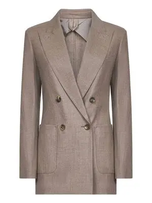 Max Mara Turtledove Stretch Cashmere Harald Blazer - Multicolor