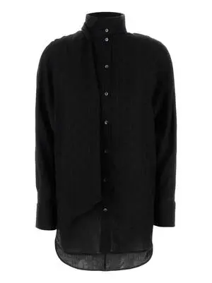 FERRAGAMO Silk Shirt - Black