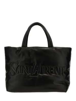 Saint Laurent Nappa Leather Shopping Bag - Black