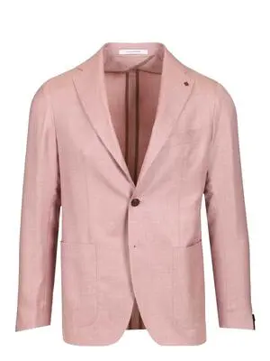 Tagliatore Montecarlo Wool And Silk Blazer - Multicolor