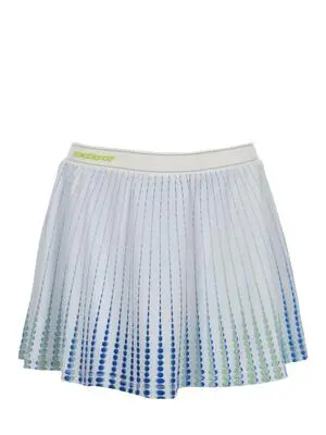 Casablanca Miniskirt With Gradient Print - White