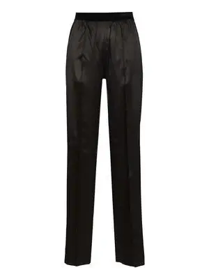 TOM FORD Stretch Silk Pants - Black