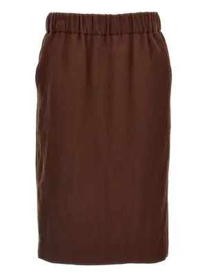 DRIES VAN NOTEN Dries Van Noten Safya Wool Blend Skirt