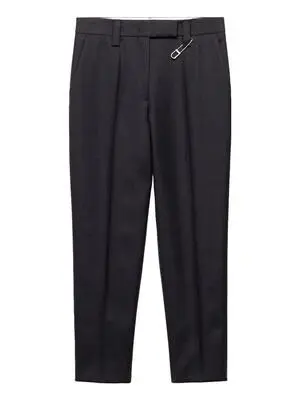 Prada Gabardine Straight Pants - Multicolor