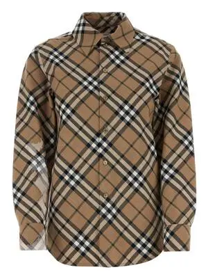 Burberry Embroidered Polyester Blend Shirt - Multicolor