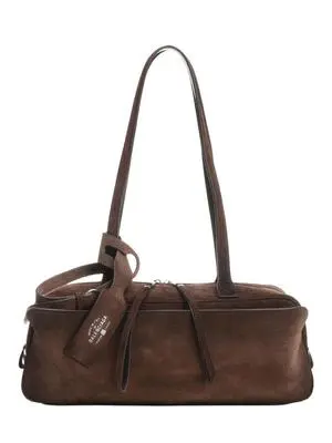 Balenciaga Carrie Small Bowling Bag - Brown