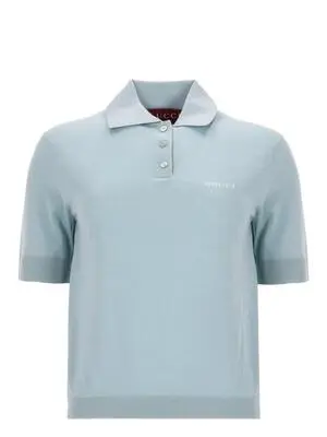Gucci Wool And Cashmere Polo Shirt - Multicolor