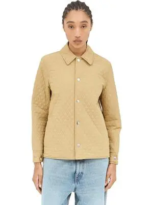 Burberry Reversible Quilted Nylon Jacket - Cream