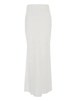 Brunello Cucinelli Satin Long Skirt - Multicolor