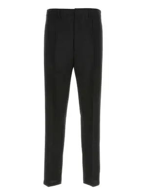 Prada Mohair Blend Pants - Black