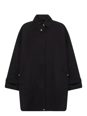 TOTEME Oversized Trench Jacket In Organic Cotton - Multicolor