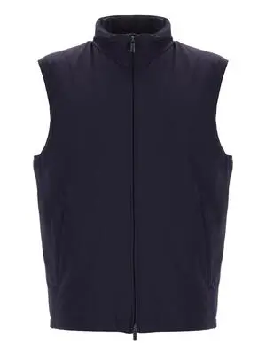 FAY Turtleneck Vest - Blue