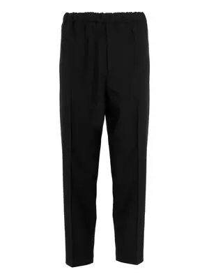 JIL SANDER Gabardine Trousers - Blue