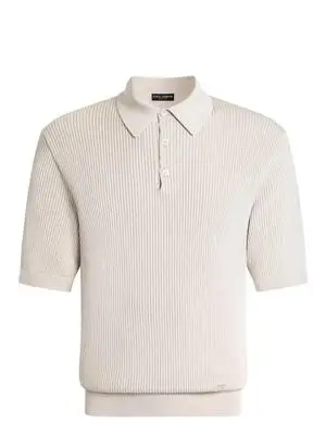 Dolce & Gabbana Ribbed Polo - Multicolor