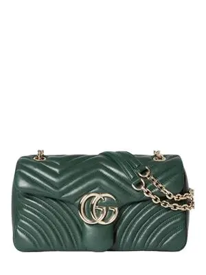 Gucci GUCCI GG Marmont Shoulder Bag Green