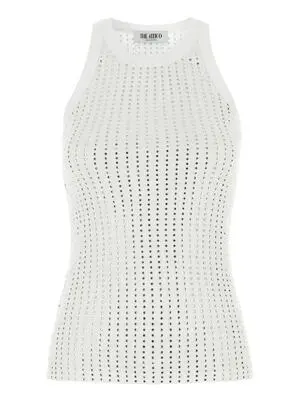 Attico Ribbed Tank Top - Multicolor