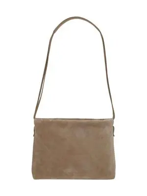 Brunello Cucinelli Suede Shoulder Bag - Brown