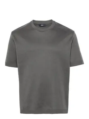 Herno Silk Blend T-shirt - Gray