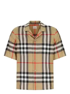 Burberry Embroidered Silk Shirt - Multicolor
