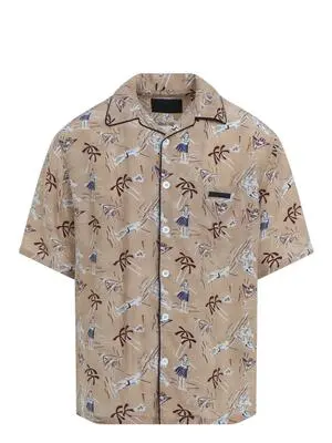 Prada Viscose And Silk Shirt - Multicolor