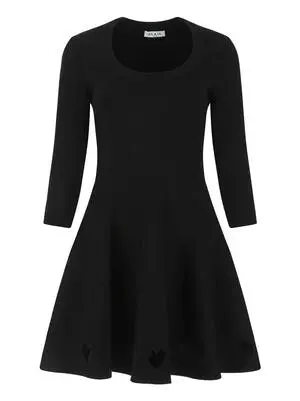Alaïa Black Embellished Dress - Multicolor