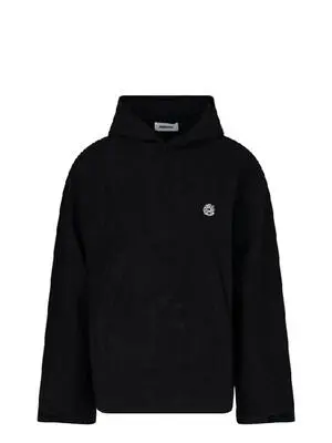AMBUSH Hooded Sweatshirt With Kangaroo Pocket - Black