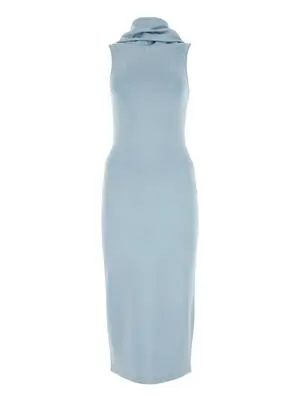 Alaïa Sleeveless Turtleneck Dress - Multicolor