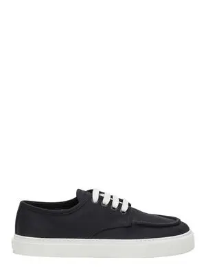 Prada Cotton Canvas Lace-up Sneakers - Blue