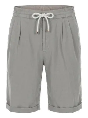 Brunello Cucinelli Linen Shorts - Multicolor