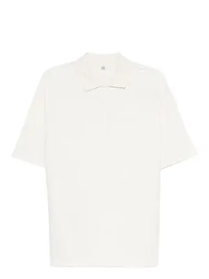 C.P. COMPANY Logo Cotton Polo Shirt - Multicolor