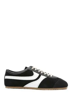 Dries Van Noten Suede Lace-up Sneakers - Black