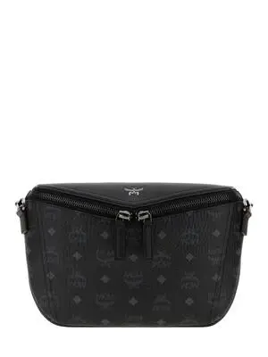 Mcm Printed Canvas Diamond Belt Bag - Multicolor