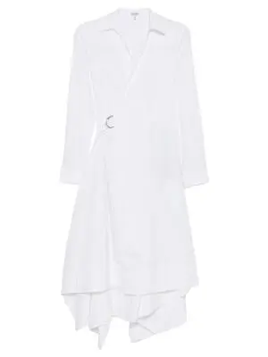 Loewe LOEWE Cotton Draped Dress Multicolor