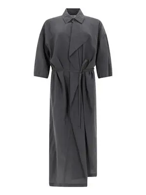 LEMAIRE Lemiare Asymmetrical Draped Dress - Gray