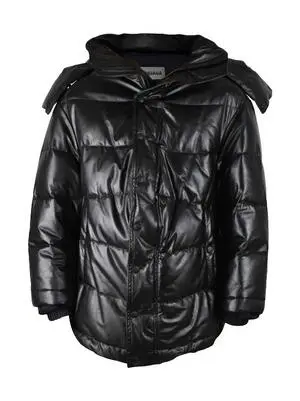 Balenciaga Quilted Down Jacket - Black