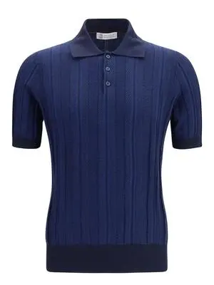 Brunello Cucinelli Polo Shirt - Blue