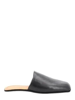 Our Legacy Leather Slipper - Black