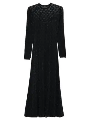 Gucci Gg Monogram Long Dress - Multicolor