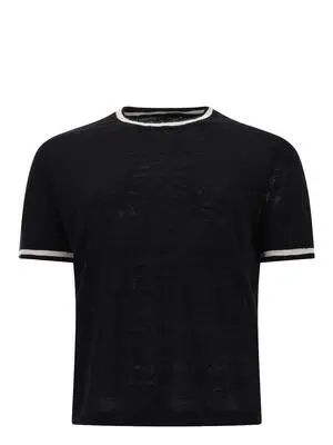 Max Mara Linen T-shirt - Black