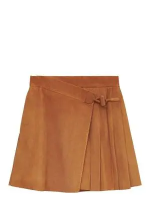 Loewe Suede Mini Skirt - Multicolor