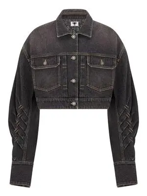 Dior Denim Jacket With Removable Bustier - Multicolor