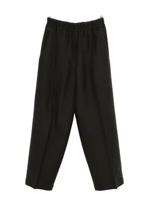AMI Paris Wool Wide-leg Trousers - Multicolor