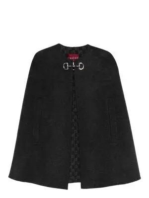 Gucci Wool And Silk Cape - Multicolor