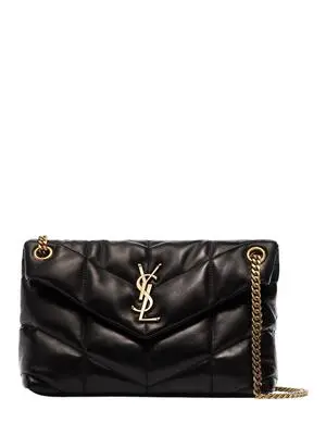 Saint Laurent Puffer Small Leather Shoulder Bag - Multicolor