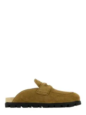 Miu Miu Suede Slip-on Mules - Multicolor