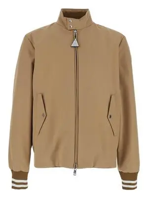 Moncler Reversible Puffer Jacket With Logo Patch - Multicolor