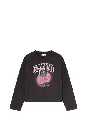 GANNI GANNI Cotton Sweatshirt Multicolor