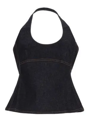 JACQUEMUS JACQUEMUS Denim Halter Top
