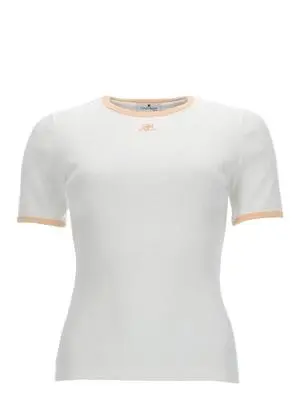 COURREGES Logo T-shirt - White
