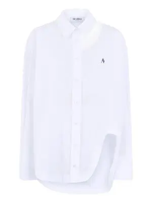 Attico Shirt With Side Slit - Multicolor